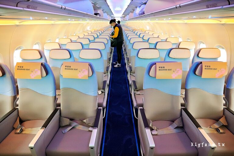 [飛行紀錄] 華航直飛清邁 A321neo 新機 @ 經濟艙+躺著飛商務艙,選位攻略,行李公斤,清邁機場落地簽,換匯,5G上網卡 - 樂活的大方